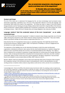 Examining language, framing and 'perpetrator' identity: Content analysis and literature review ...